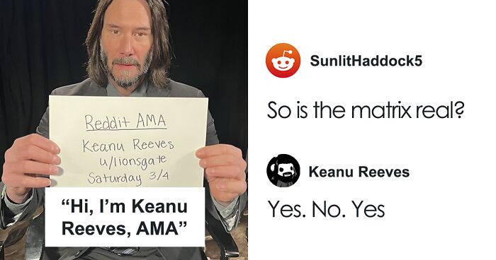 People Loved This “Ask Me Anything” Session With Keanu Reeves, And Here ...