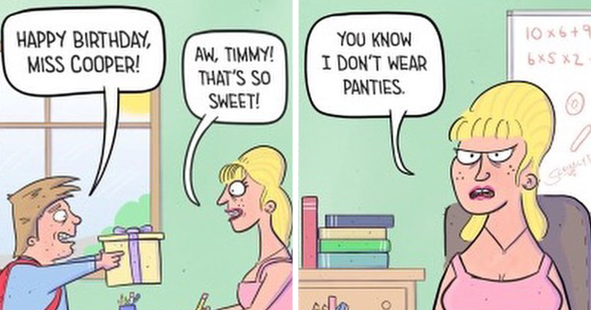 25 Unpredictable Comics With Dark Humor, Illustrated By Scribbly G (New ...