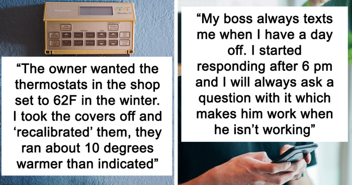 30 Times Employees Gave Awful Bosses A Taste Of Their Own Medicine