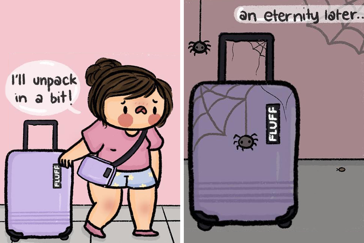Artist Illustrates All The Struggles She Runs Into In Her Daily Life In ...