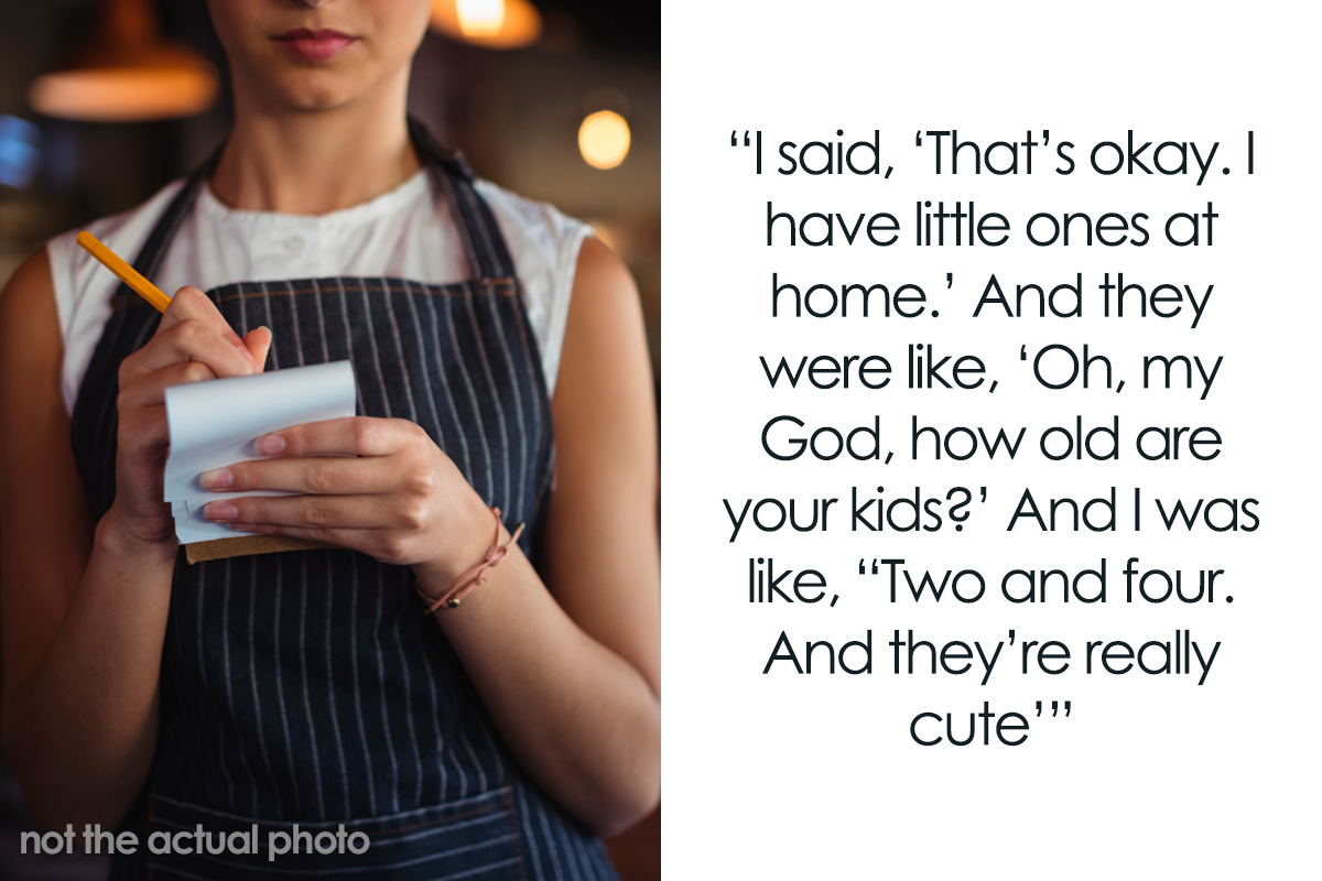 “I Do Not Have Children”: Waitress Shares How Faking Having Kids Gets ...