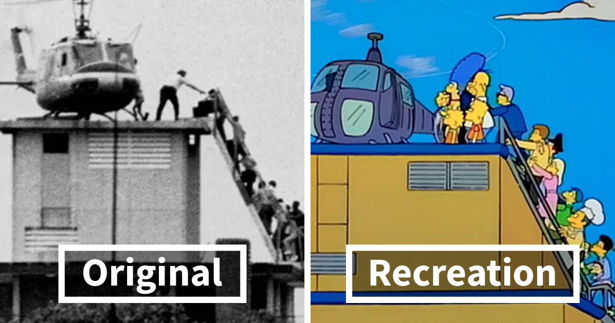 The Simpsons Are Known For Recreating Famous Pop Culture Moments, And ...