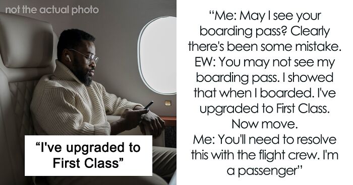 “I’ve Upgraded To First Class”: Woman Demands Passenger Who Paid For ...