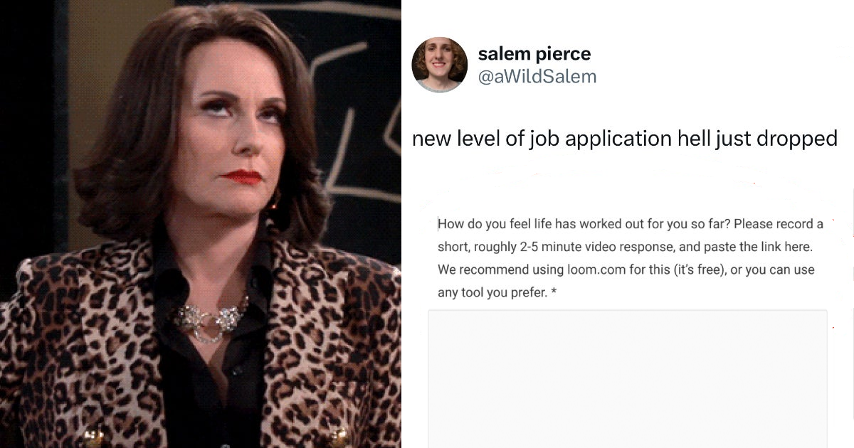 “New Level Of Job Application Hell Just Dropped”: Screenshot Of A ...