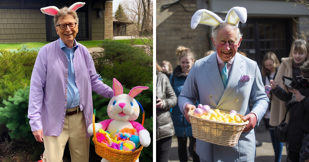 24 Images Of Unlikely Celebrities Dressed Up For Easter Made With The ...