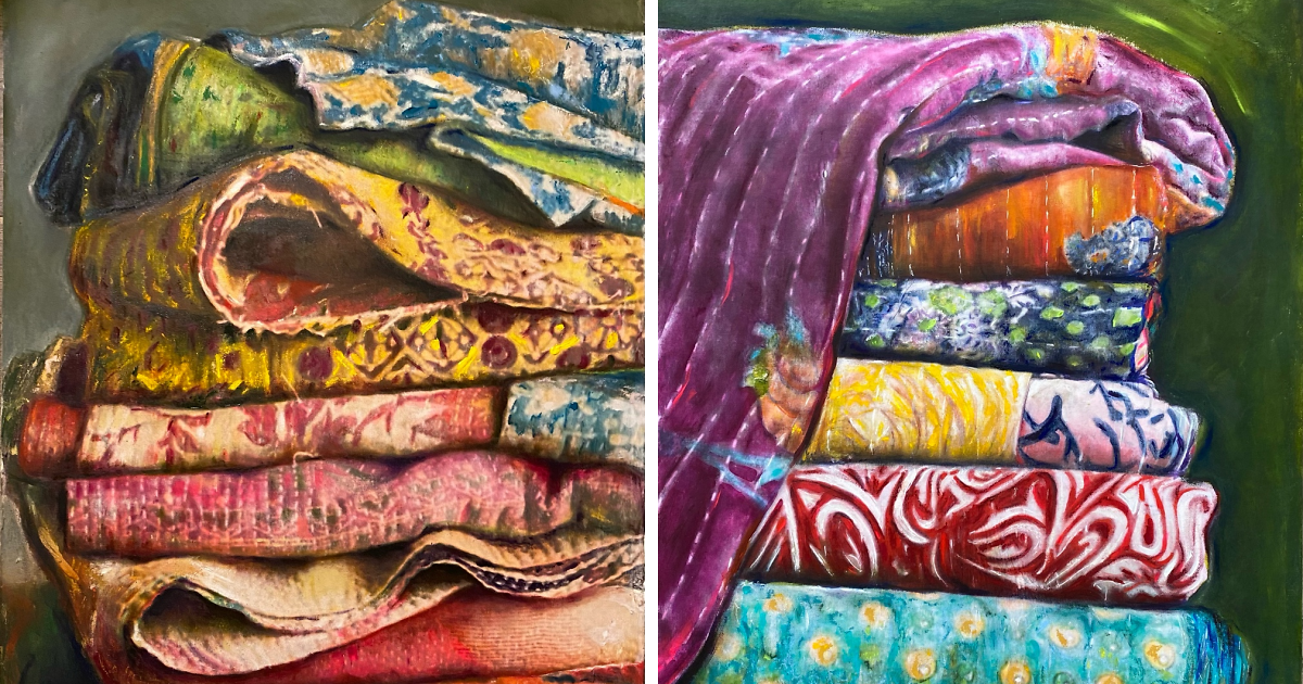 Realistic Fabric Paintings (5 Pics) | Bored Panda