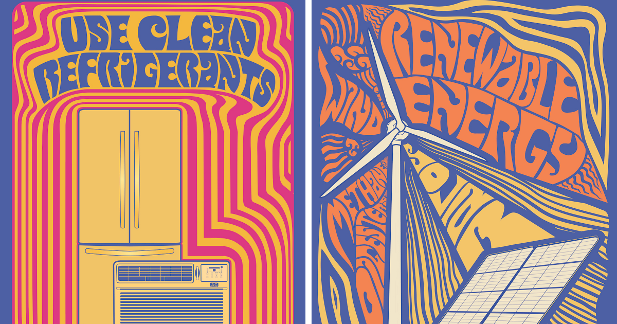 I Made 7 Vintage-Looking Posters About Climate Change Solutions | Bored ...