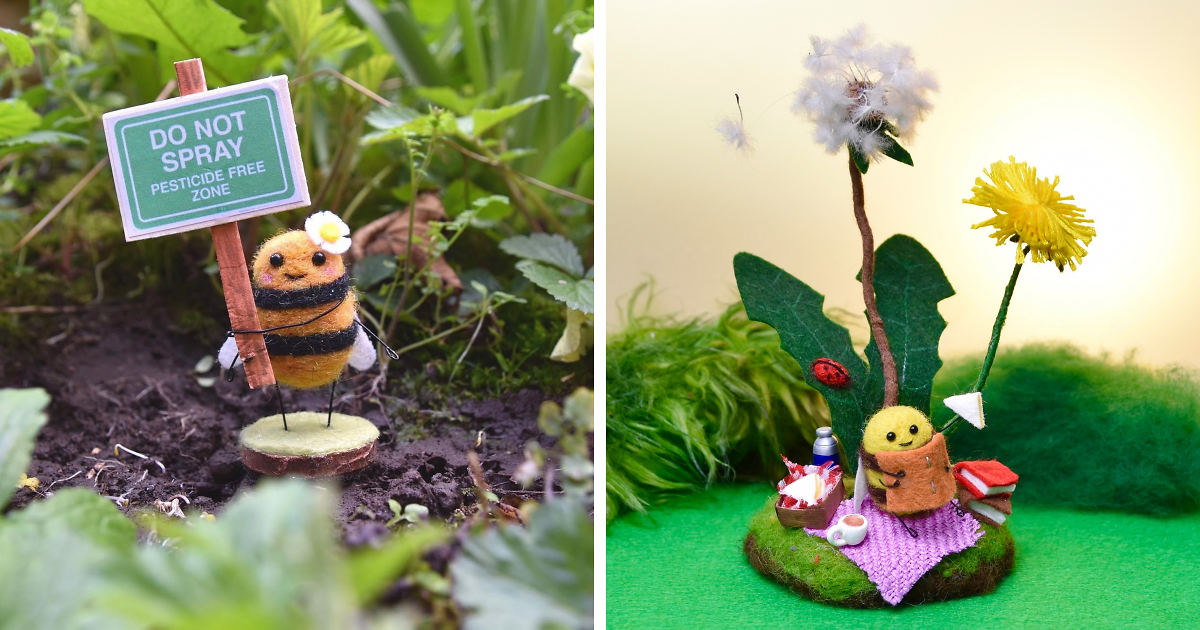 I Needle Felted Some Busy Bees (30 Pics) | Bored Panda