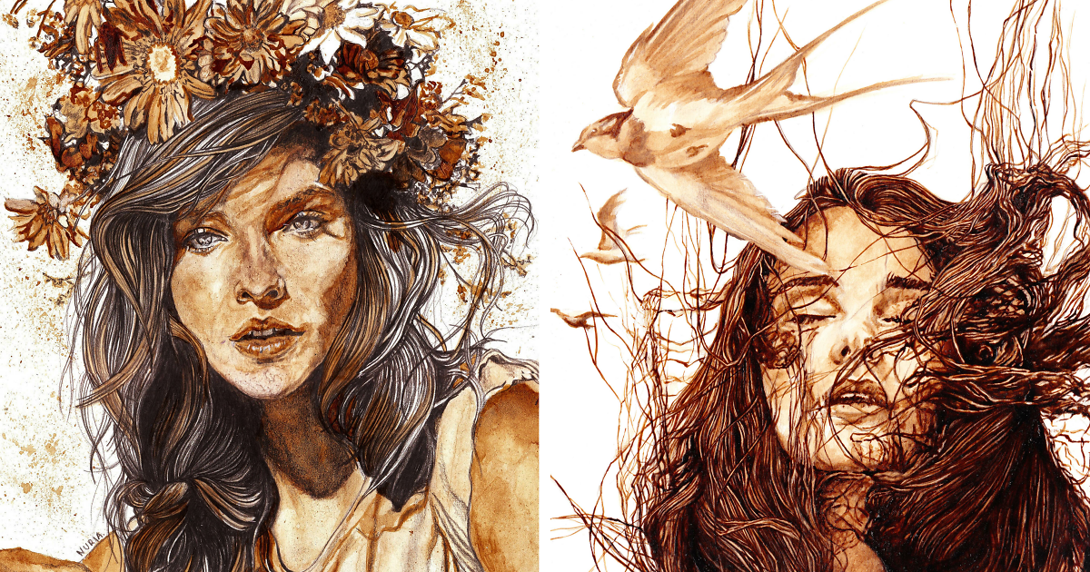 I Have Been Drawing With Coffee For 8 Years And These Are My 8 ...