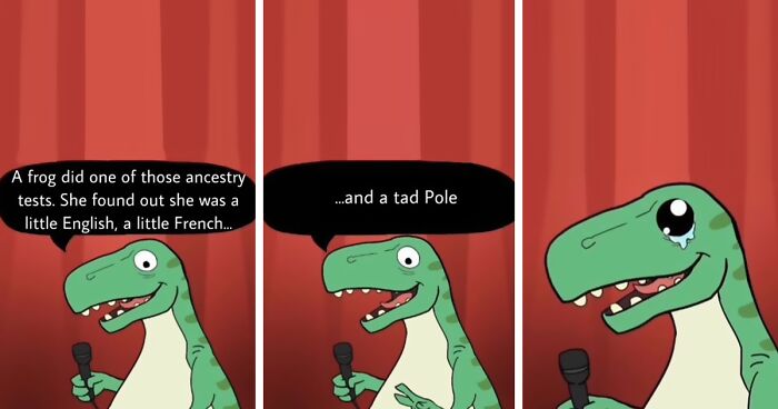 I Created A Dino Standup Comedian That Is On A Mission To Spread Bad ...