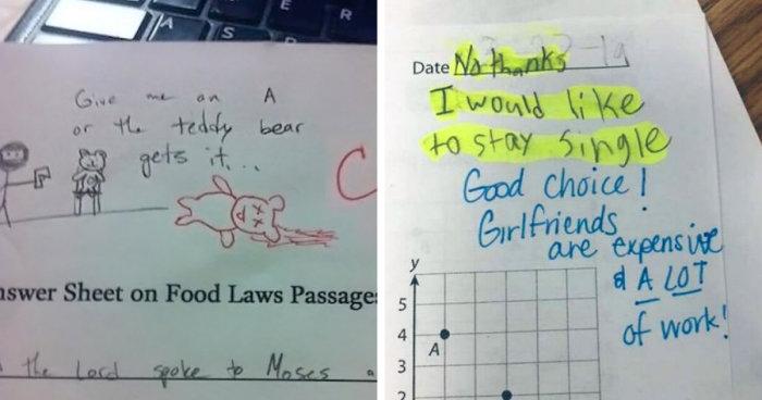 35 Test Comments Left By Teachers That Showed Their Students That They ...