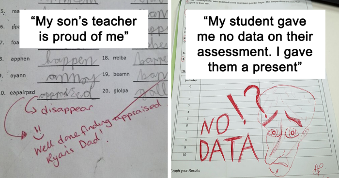 35 Test Comments Left By Teachers That Showed Their Students That They ...