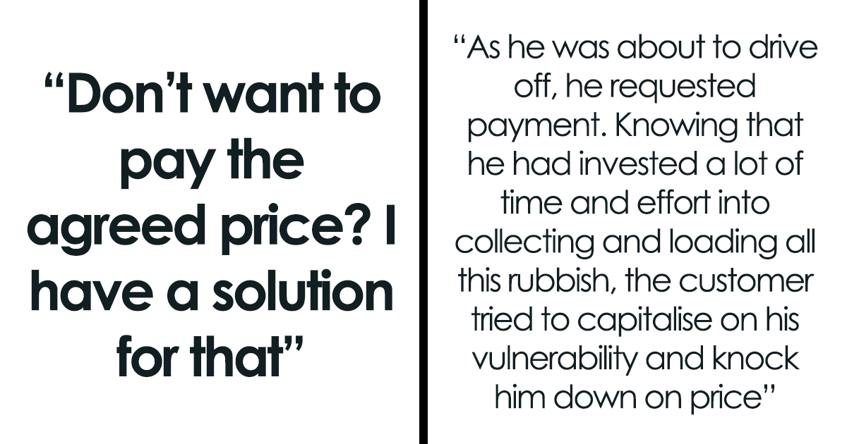 Garbage Man Isn’t Having Any Of His Client’s Renegotiation Shenanigans ...