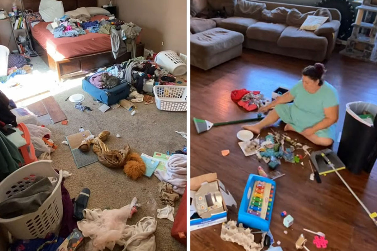 Woman Shows What Her Home Looks Like After She Doesn’t Clean For 6 Days ...