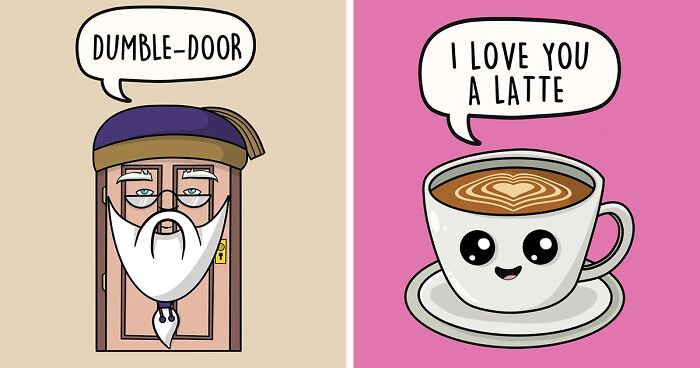 My 40 Bad Puns I Illustrated To Show You ‘How Eye Roll’ | Bored Panda