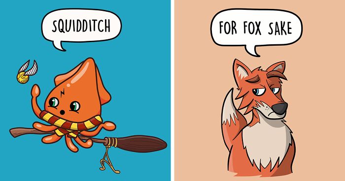 My 40 Bad Puns I Illustrated To Show You ‘How Eye Roll’ | Bored Panda