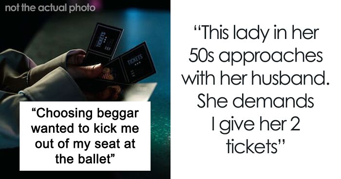 Person Gives Away 1 Ballet Ticket For Free, Karen Shows Up With Her Husband, Demands Someone ...