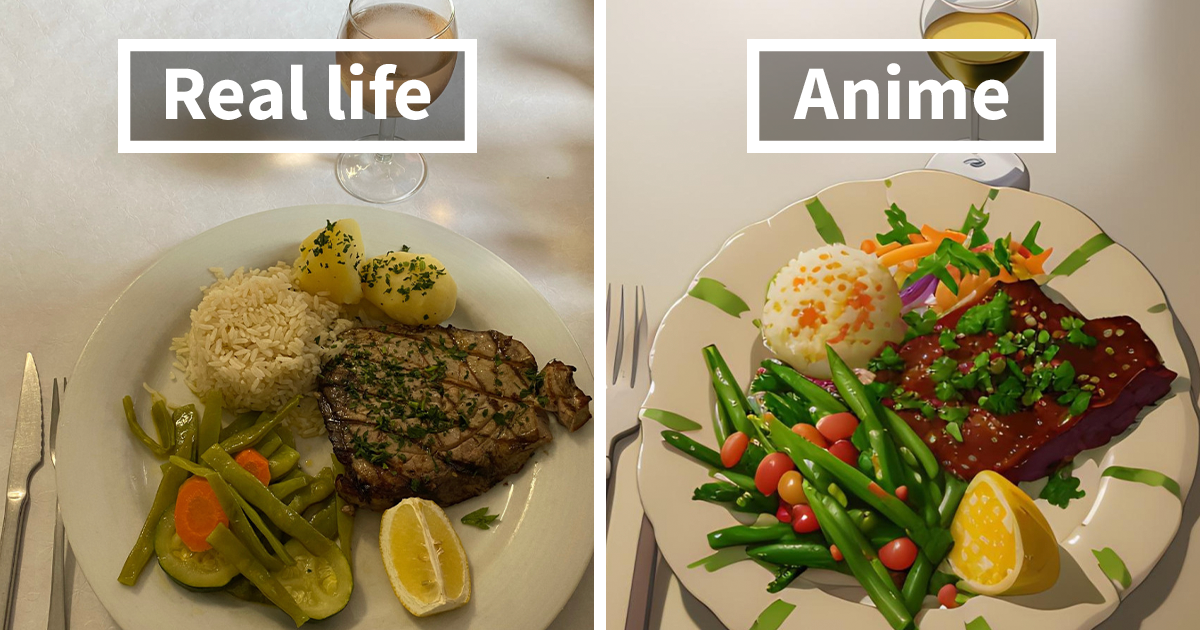 Real Life Anime Food