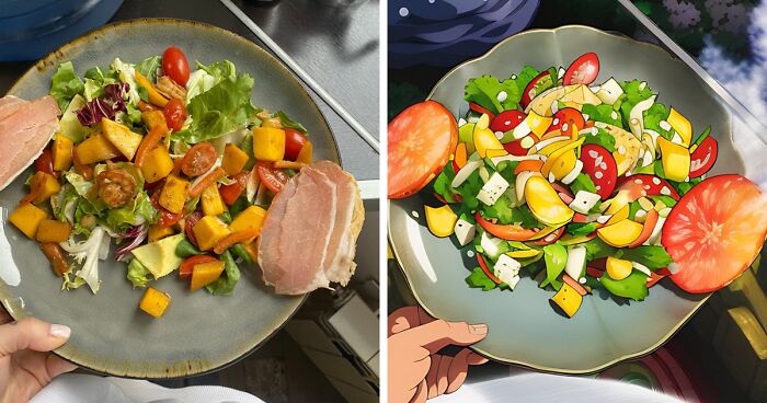 I Transformed My Meals Into An Anime Experience (24 Pics) | Bored Panda