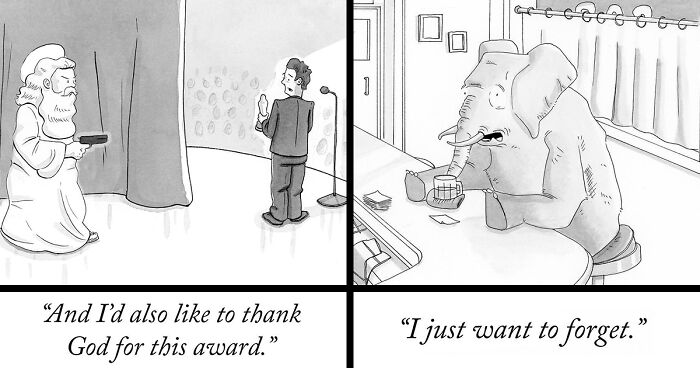 From Relatable To Absurd: 40 Witty One-Panel Comics By The New Yorker ...