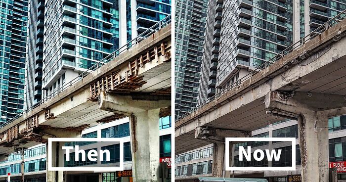 I Compared Pictures Taken In The Same Locations 10 Years Apart (16 Pics ...