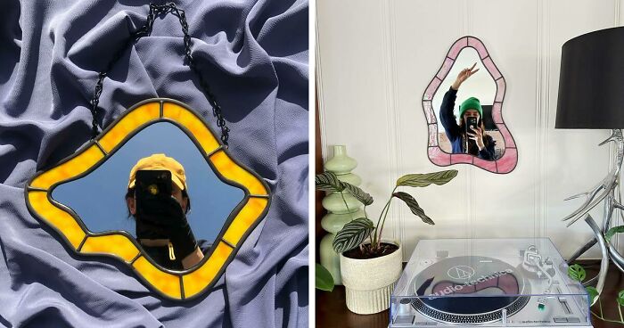 This Artist Creates Wavy, Psychedelic-Looking Mirrors (35 Pics)