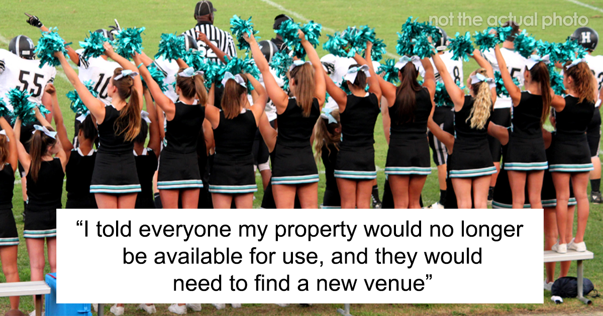 Dad Of A Cheerleader Agrees To Let School Use His Property For Their ...