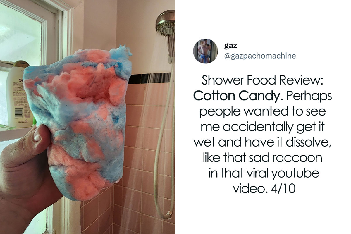 This Twitter Account Dedicates Its Postings To “Shower Food Reviews ...