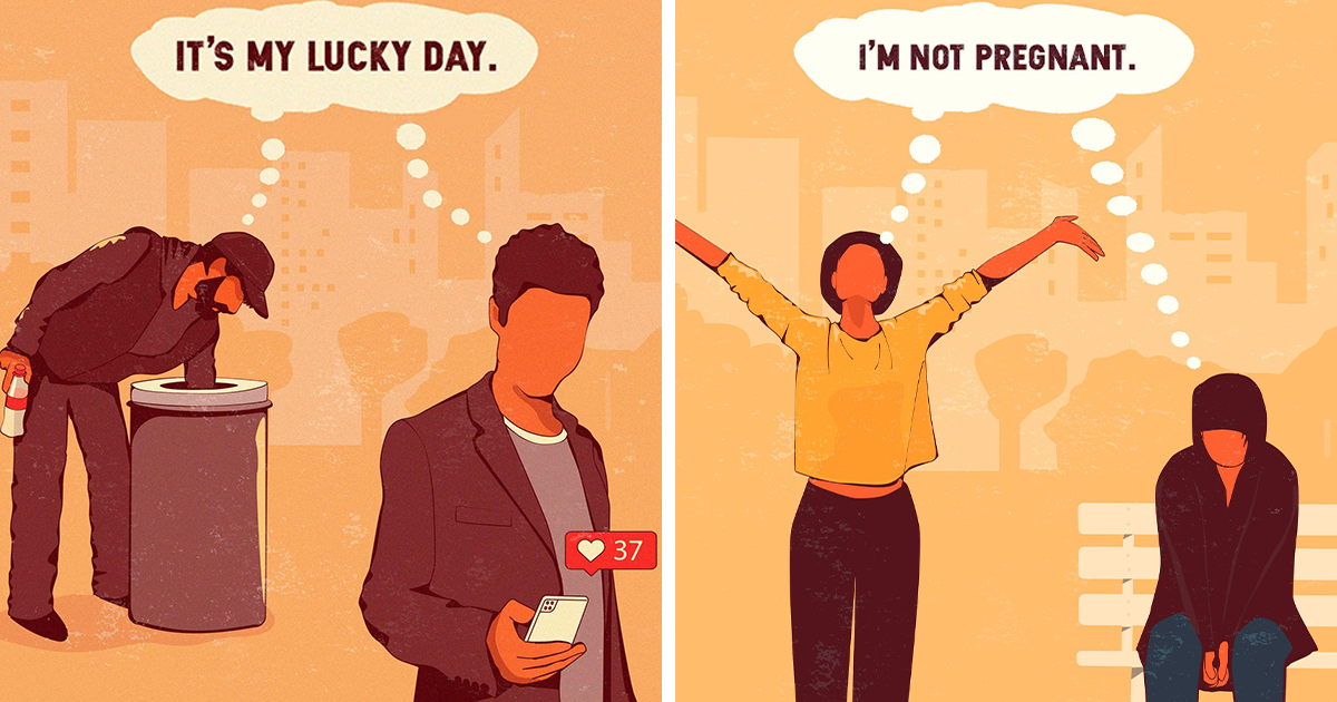 30 Thought-Provoking Illustrations By Steffen Kraft Serving As A Mirror ...