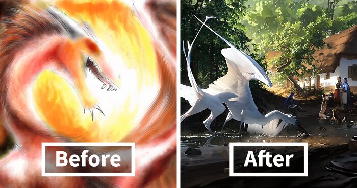 Twitter Artists Reveal Their First And Their Most Recent Artworks To ...