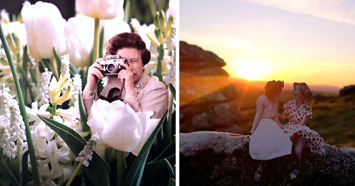 I Give New Lives To Old, Forgotten Photographs By Creating Collages ...