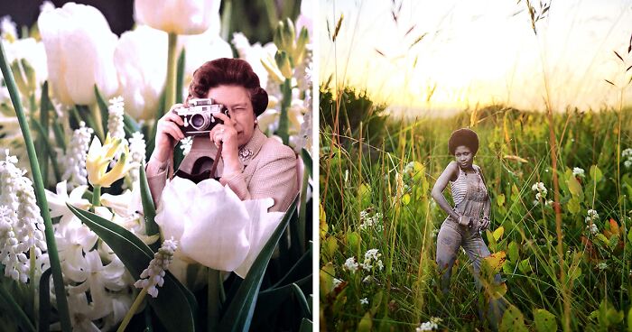 I Give New Lives To Old, Forgotten Photographs By Creating Collages ...