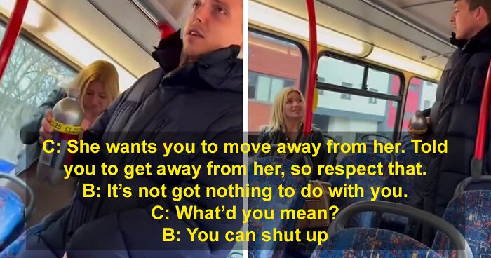Woman Defended By Fellow Passengers After Random Guy Tries To Sit Next To Her On Empty Bus ...
