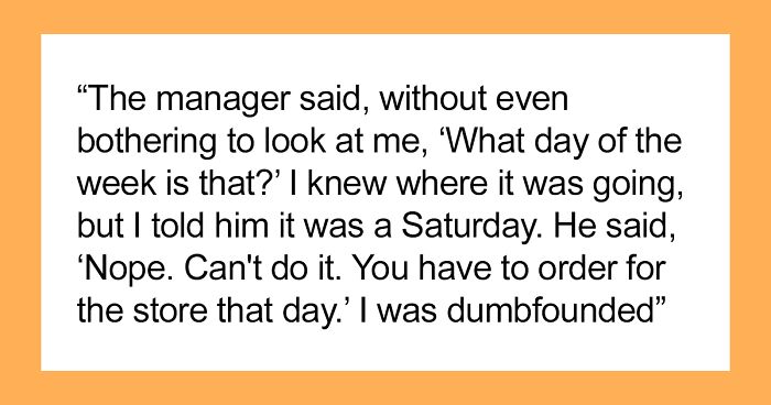 Grocery Store Manager Attempts To Introduce A ‘No Time Off On Weekends ...