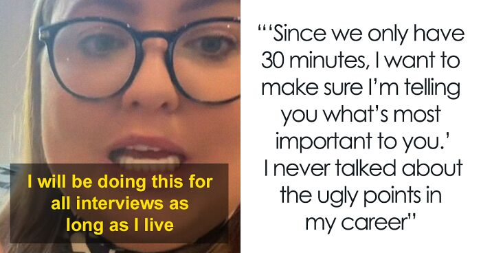 “I Will Be Doing This For All Interviews As Long As I Live”: Woman ...