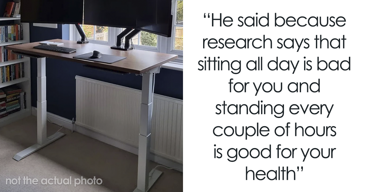 Boss Gloats To 6 Employees Over Newly Bought Standing Desk, They Can ...