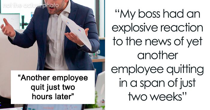 Boss Has An Explosive Reaction To Employee’s Quitting, His Rage ...