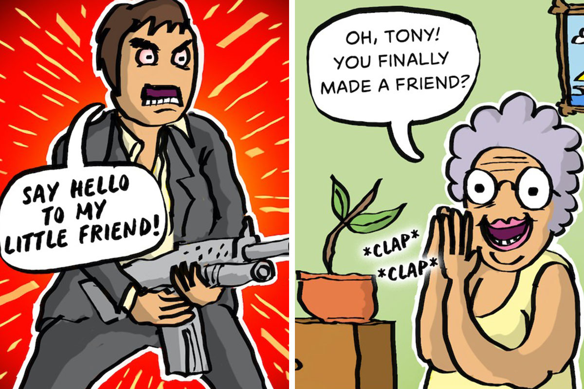 This Artist Creates Dark Humor Comics With Unexpected Twists And Here ...