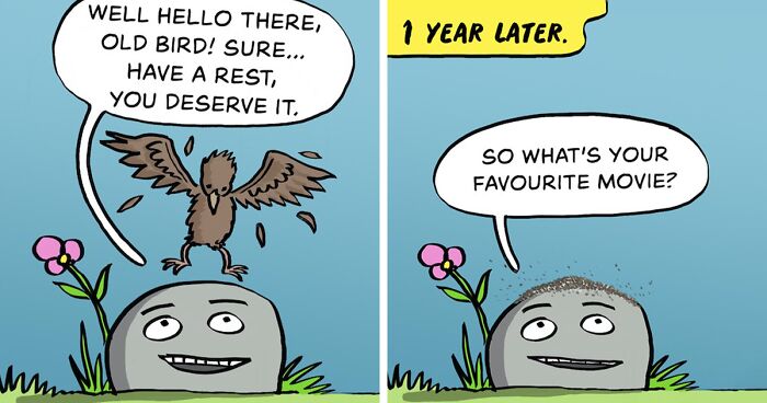 This Artist Creates Dark Humor Comics With Unexpected Twists And Here ...