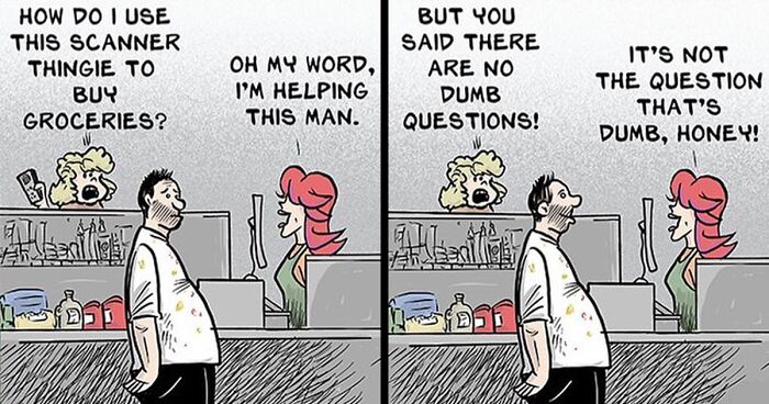 40 Humorous Comics That Retail Workers And Regular People Will Probably ...