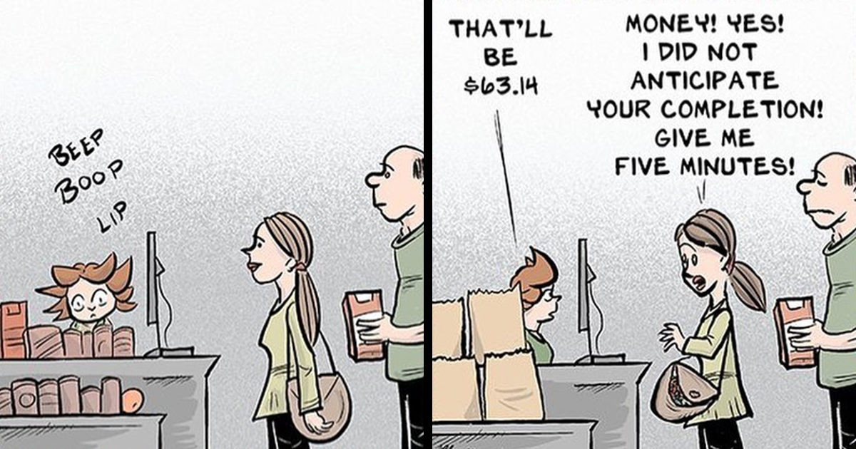 40 Humorous Comics That Retail Workers And Regular People Will Probably ...