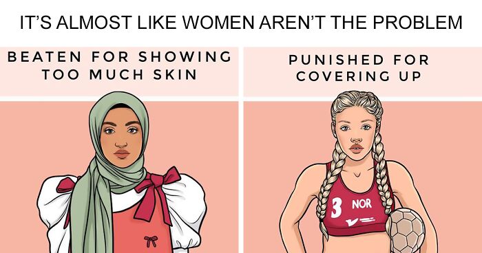 21 Illustrations By Lainey Molnar That Challenge Societal Norms ...