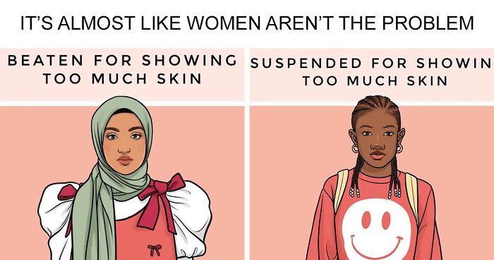 21 Illustrations By Lainey Molnar That Challenge Societal Norms ...