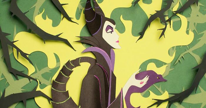 22 Paper Art Creations Based On Disney And Its Characters By This ...
