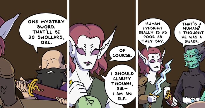 I Am A Comic Artist And Here Are My 17 Comics About Fantasy Creatures ...