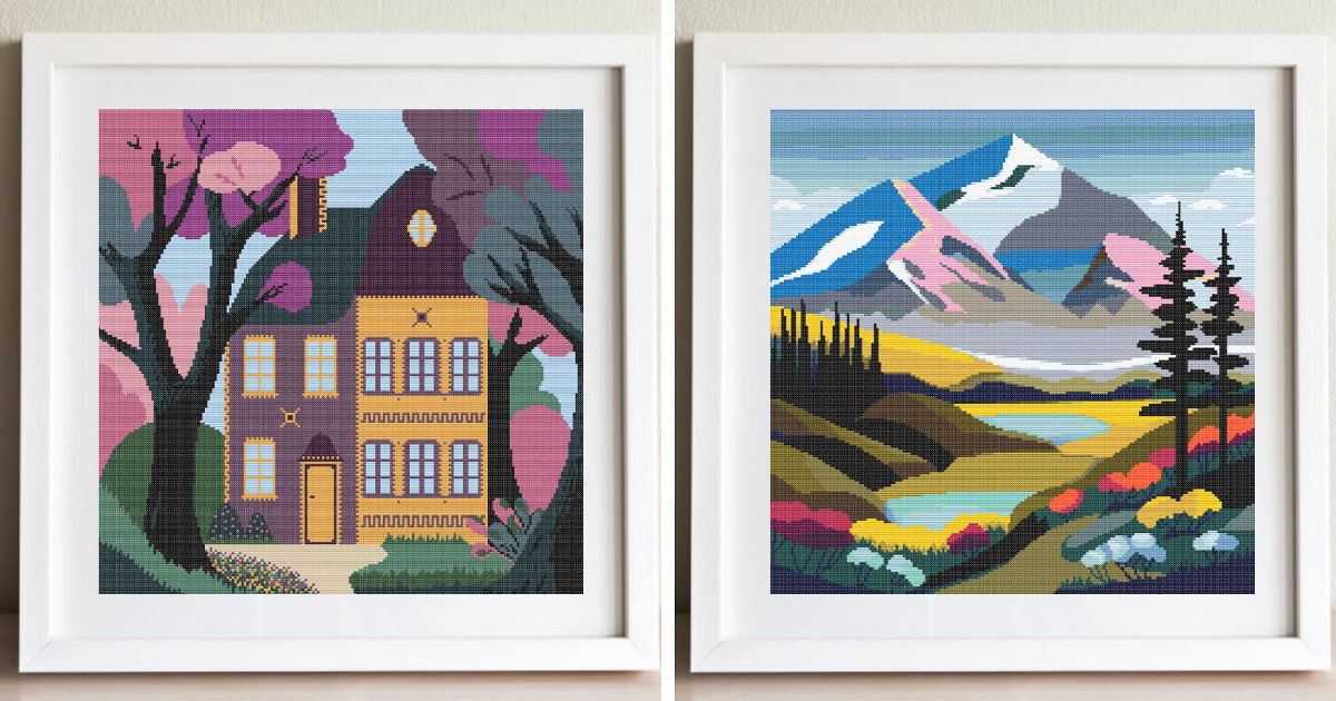 My 8 Simple But Unusual Cross-Stitch Patterns | Bored Panda