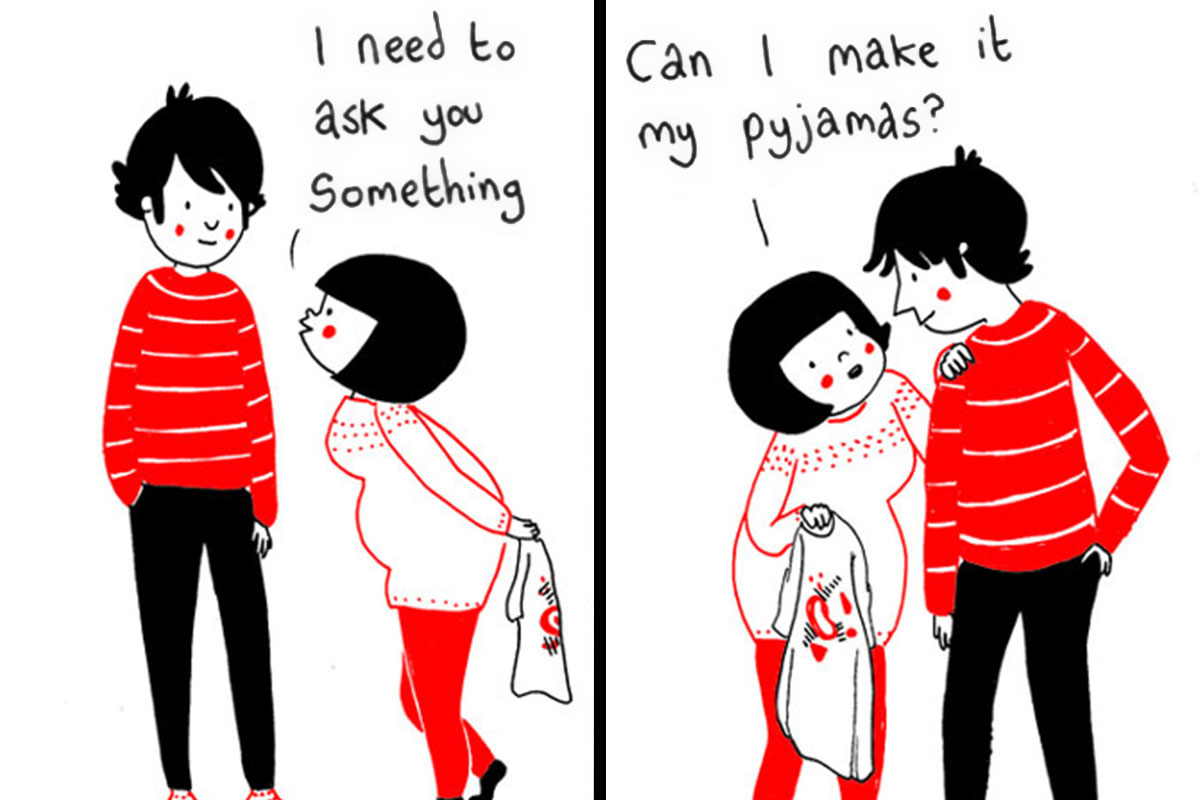 This Artist Captured Her Relationship Joys In 22 Heartwarming ...