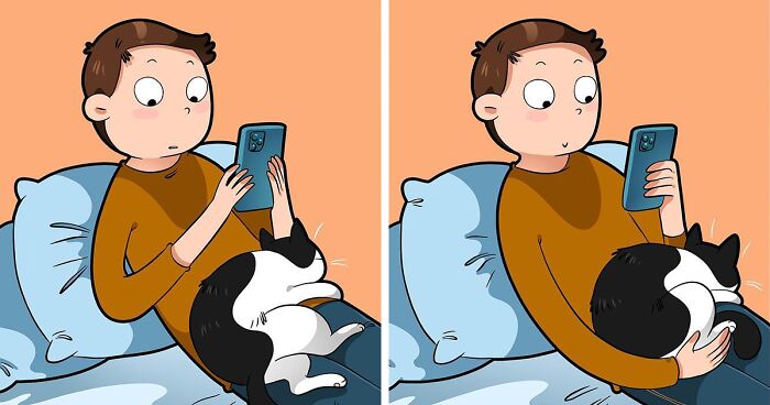 The Daily Realities Of Living With A Cat, Perfectly Captured By This ...
