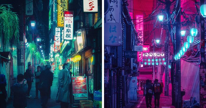 I Explored The Night Alleys Of Tokyo Under Neon Lights, And Here Are 30 ...