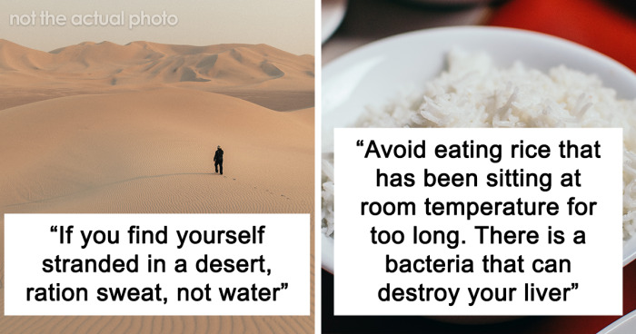 Someone Asked People To Share “Real But Crazy Facts That Could Save ...